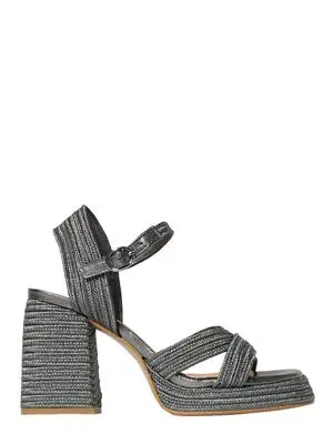 CastaÑer Woven Jute Sandals - Grey