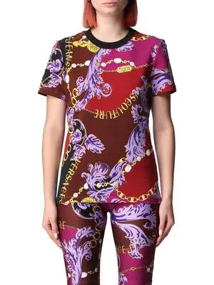 Versace Graphic Print T-shirt - Multicolor