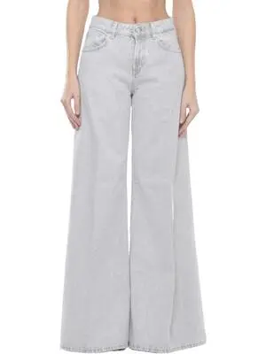 DONDUP Flare Cotton Denim Jeans - Grey