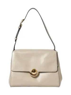 Furla Domus Leather Bag - Grey