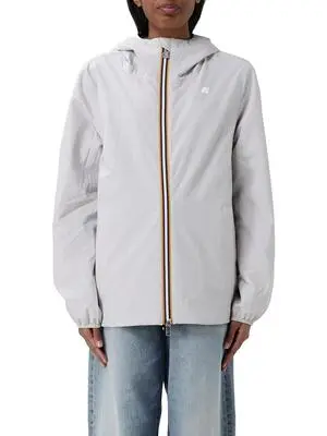 K-WAY Marguerite Technical Fabric Jacket - Grey