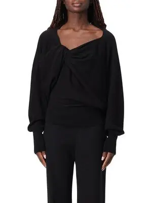 Alberta Ferretti Twist Detail Jumper - Black