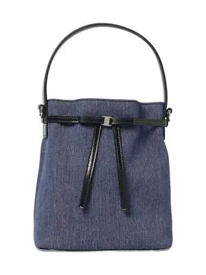 FERRAGAMO Mini Bucket Bag - Denim