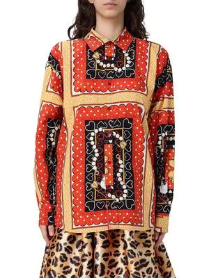 ALESSANDRO ENRIQUEZ Printed Cotton Shirt - Red