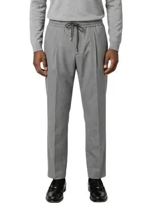 BRIGLIA 1949 Wool Drawstring Trousers - Grey