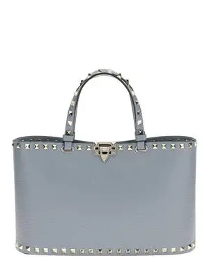 Valentino Garavani Studded Top Handle Bag - Grey