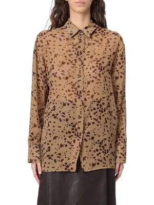 FERRAGAMO Printed Shirt - Camel