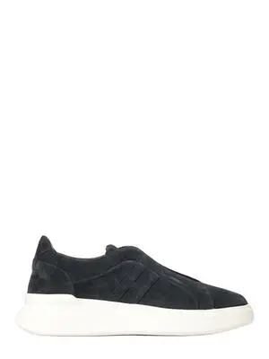Hogan H580 Suede Slip-on Sneakers With Chunky Sole - Blue