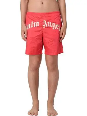 Palm Angels Boxer Model Swim Shorts - Red