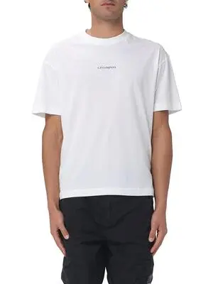 C.P. COMPANY Cotton T-shirt With Logo White