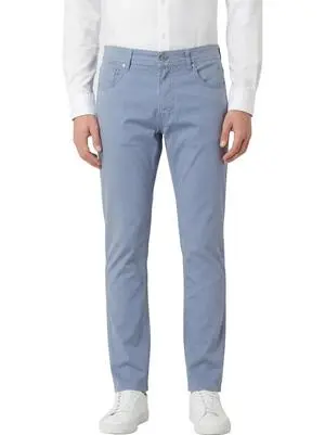 Jacob Cohen Slim Fit Stretch Cotton Trousers - Blue
