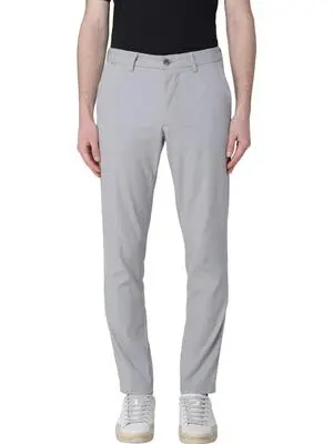 BOSS Chino Trousers In Stretch Cotton - Silver
