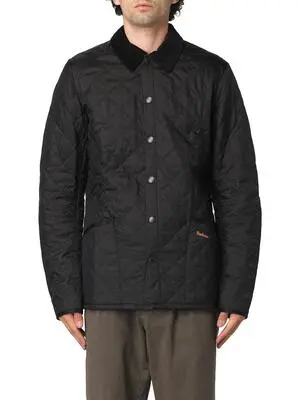 Barbour Quilted Jacket With Classic Collar - Black
