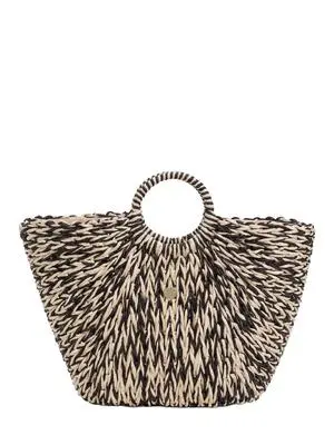 TWINSET Woven Raffia Bag - Rope