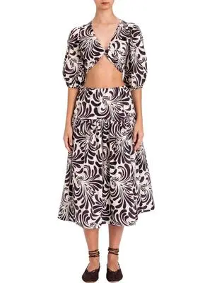 TWINSET Printed Cotton Set - Multicolor