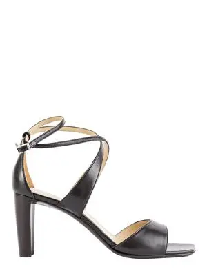 LEMAIRE Leather Heeled Sandals - Black