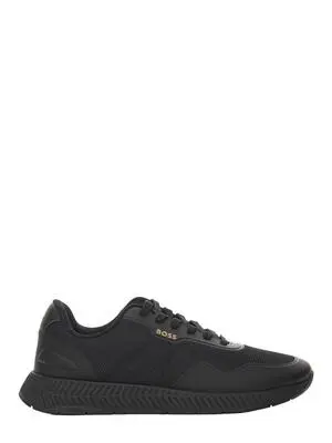 BOSS Low Top Trainers - Black