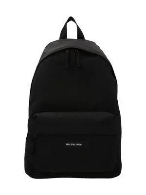 Balenciaga Explorer Recycled Nylon Backpack - Black