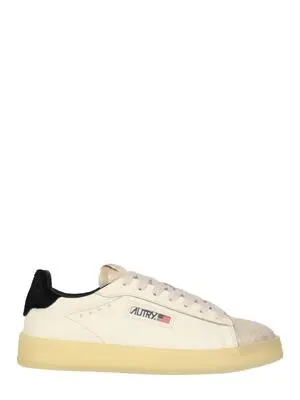 AUTRY Dallas Low Calfskin Leather Sneakers - Bianco 3