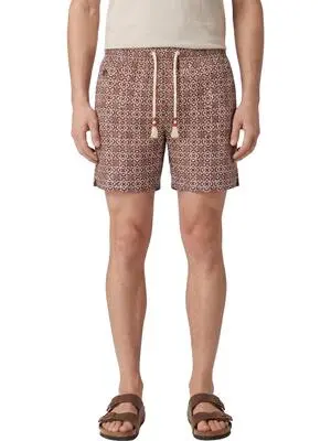 MC2 SAINT BARTH MC2 Saint Barth Giraffe Print Swim Shorts Multicolor