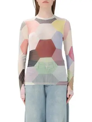 JW Anderson Printed Long Sleeve Top - Multicolor