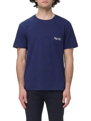 Polo Ralph Lauren Cotton T-shirt With Teddy Print - Blue