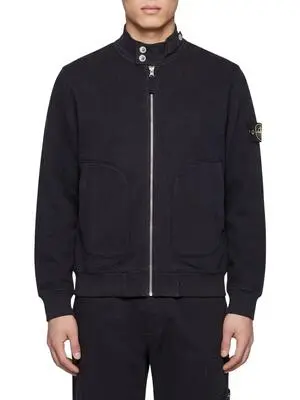 Stone Island Cotton Sweatshirt - Black