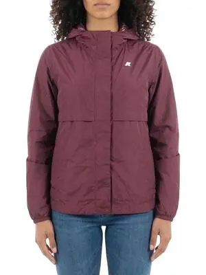 K-WAY Sophile Water-repellent Nylon Jacket - Violet