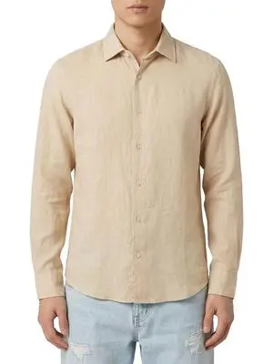 MC2 SAINT BARTH Linen Shirt Beige