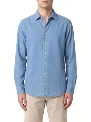 MC2 SAINT BARTH Linen Shirt Blue 1
