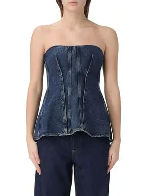AGOLDE Corset Top - Denim