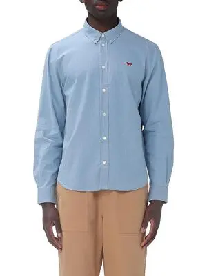 Maison Kitsuné Cotton Casual Shirt - Blue