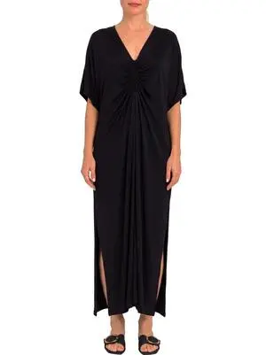 TWINSET Viscose Jersey Midi Dress - Black