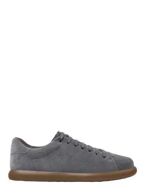Camper Pelotas Soller Suede Low-top Sneakers With Embossed Logo - Grey