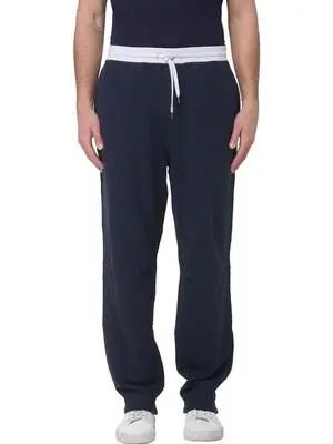 Brunello Cucinelli Cotton And Linen Jogging Pants - Blue