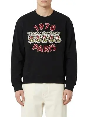 Kenzo 1970 Paris" Tiger Graphic Sweatshirt - Black