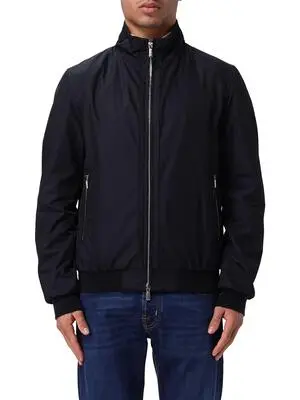 MOORER Waterproof Polyester Bomber Jacket - Blue