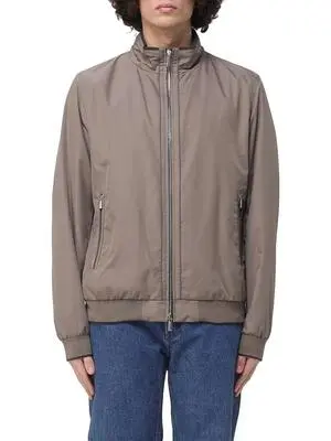 MOORER Waterproof Polyester Bomber Jacket - Grey