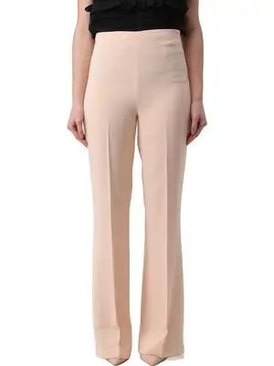 TWINSET High-waisted Wide-leg Trousers - Pink