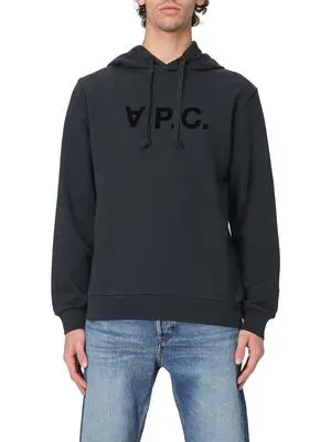 A.p.c. Logo Hoodie - Black