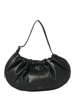 A.p.c. Ninon Rounded Shoulder Bag - Black