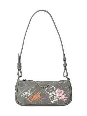Zadig&Voltaire Z Pocket Graffiti Print Bag - Grey