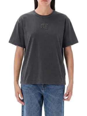 Alexander Wang Shirt With Embossed Logo - Black