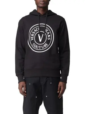 Versace Logo Hoodie - Black