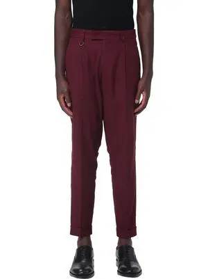 PAOLO PECORA Paolo Pecora Virgin Wool Tailored Trousers Cocoa