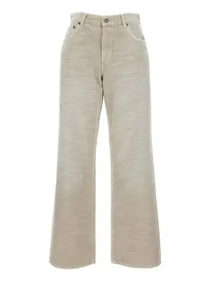 HAIKURE Wide Leg Jeans - Beige