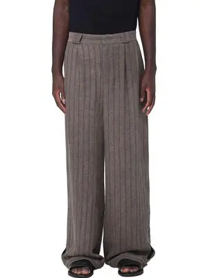 Emporio Armani Pleated Trousers - Brown
