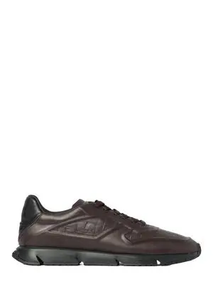 Paciotti Bovine Leather Low Top Sneakers - Dark