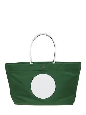 Tory Burch Ella Twist Recycled Nylon Tote Bag - Green