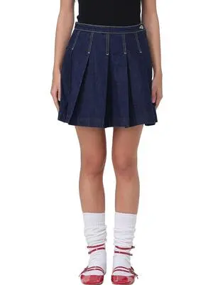 Kenzo Pleated Skirt - Denim